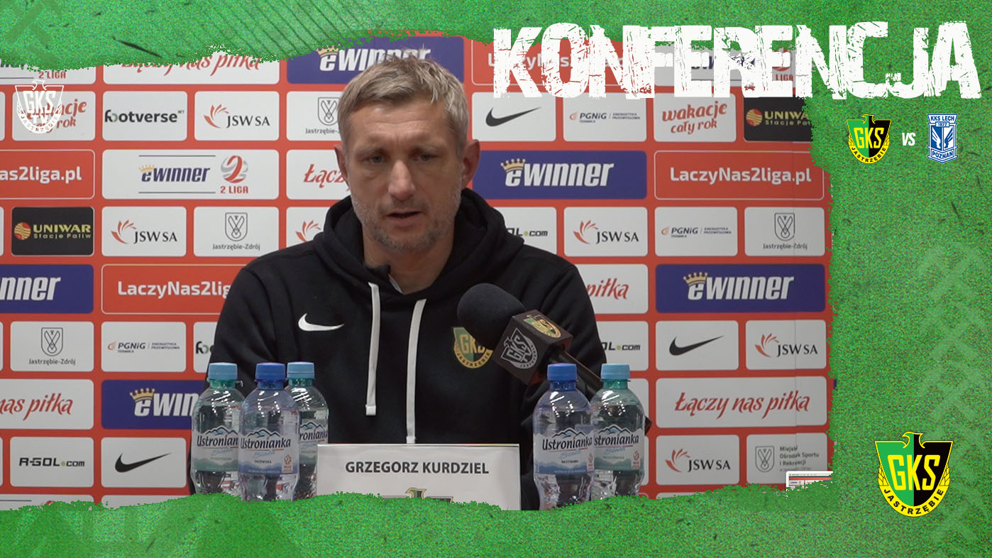 [GKS TV] Konferencja po meczu GKS Jastrzębie - Lech II Poznań